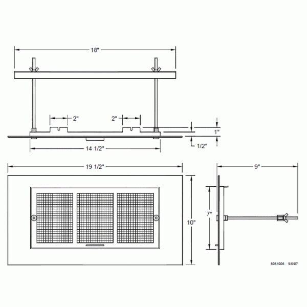 Buy Deluxe Crawlspace Passive Foundation Vent UCC Ultra CSV